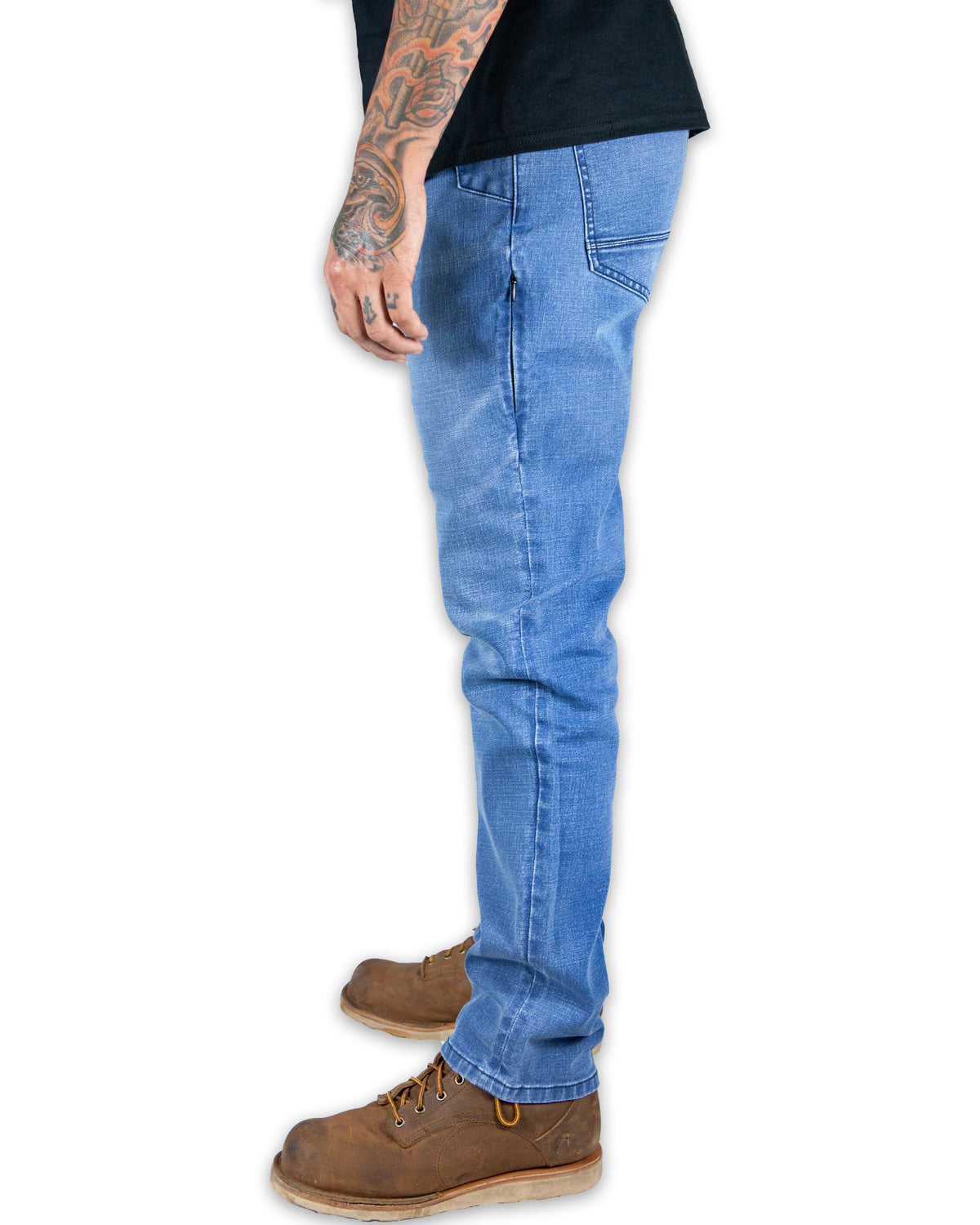 Hideout Denim Taper Fit Pants - Vintage Wash