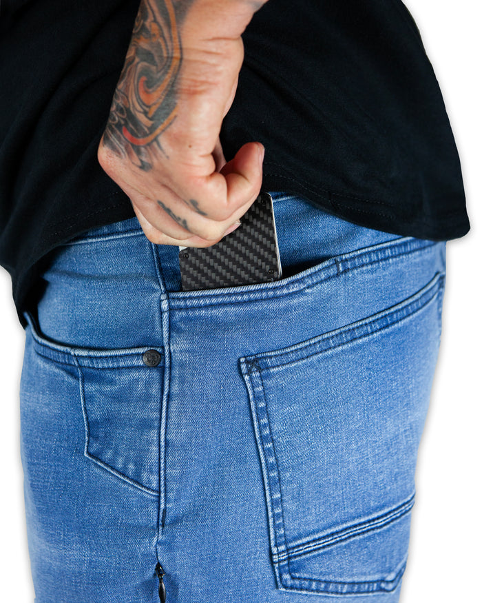 Hideout Denim Taper Fit Pants - Vintage Wash