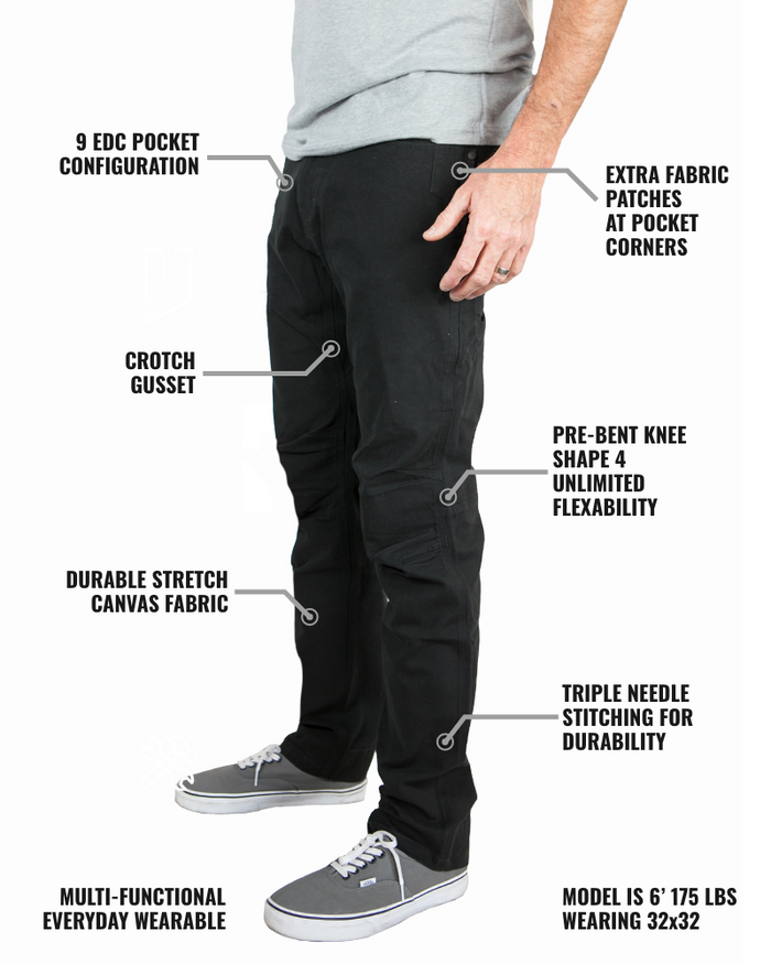 Trailblazer Pants - Black - Taper Fit